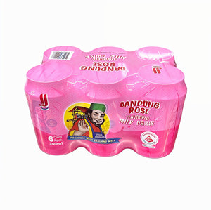 JJ BANDUNG ROSE MILK DRINK (6sX300ML) PACK